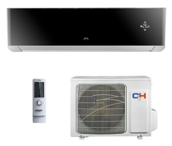 Инверторный кондиционер черного цвета Cooper&Hunter CH-S18FTXAM2S-BL ...